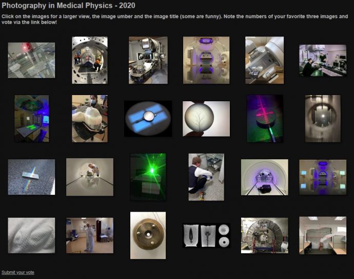 Public PiMP award 2020 - Photography in Medical Physics - PMP